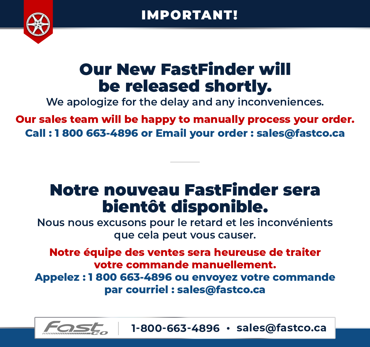 FastFinder | Powered By Fastco | Maintenance